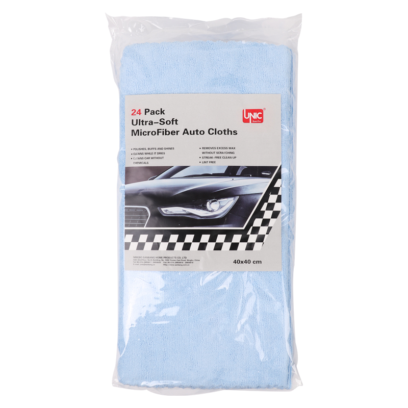 24 PACK Ultra-Soft Microfiber Auto Cloth